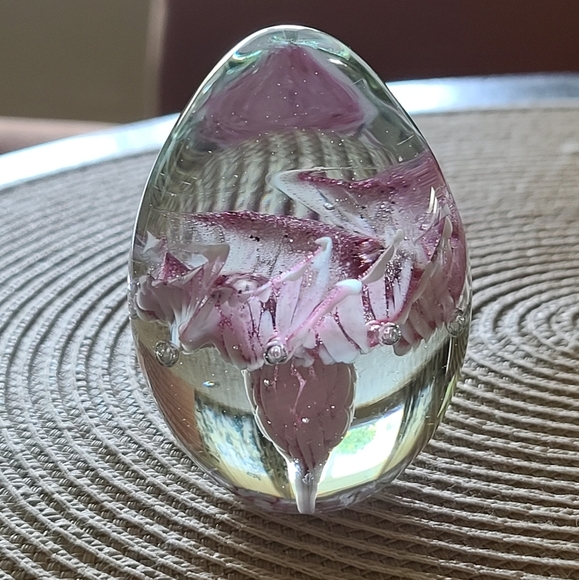 Vintage | Art | Mount Saint Helens Ashe Glass Art Signed Paperweight ...